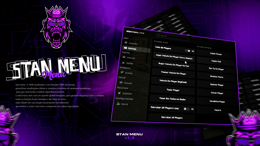 Stan Menu – Skiba Store